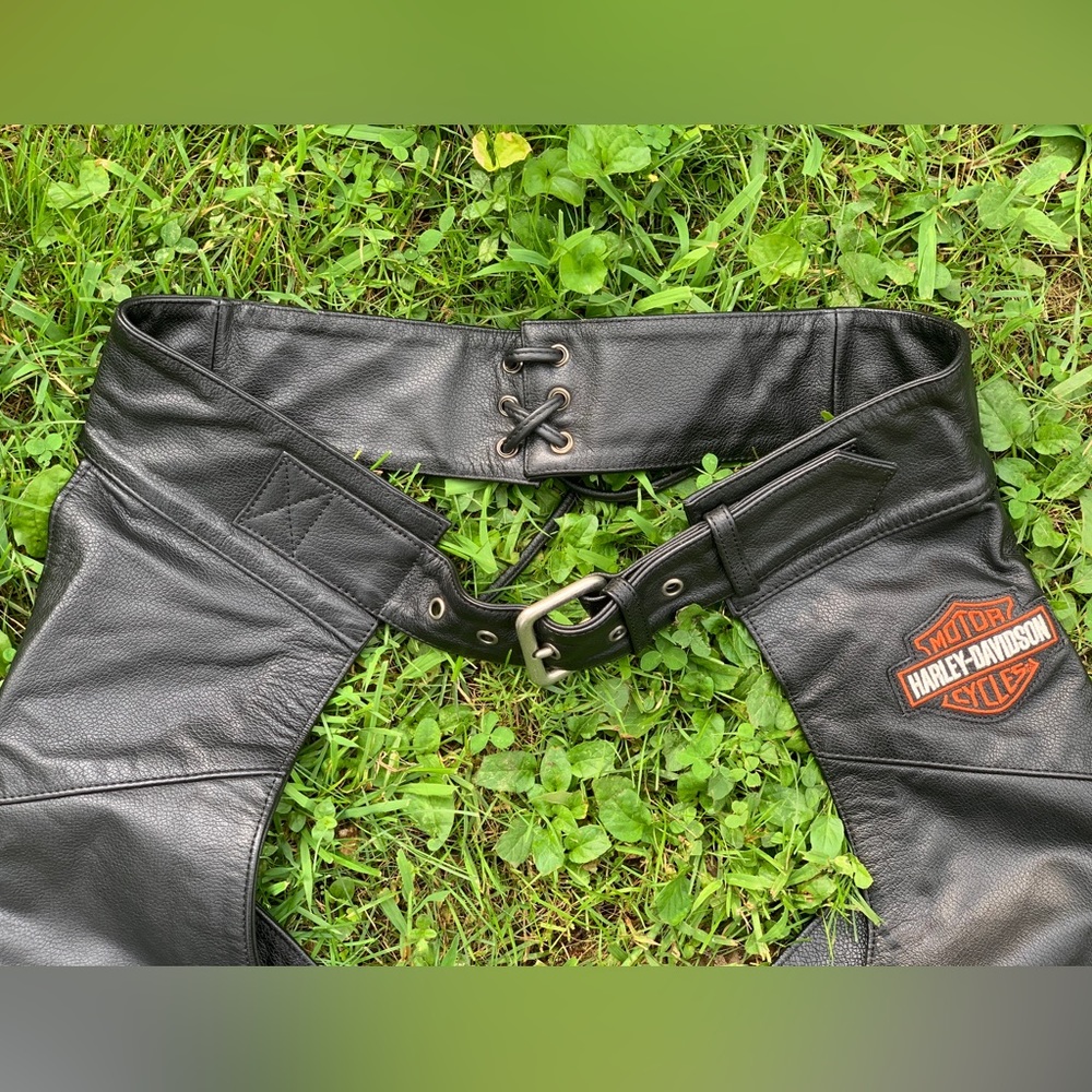Harley Davidson Leather Riding Chaps - Gem